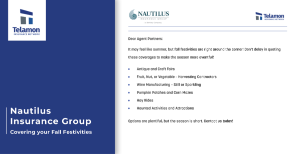 Nautilus Insurance Group - Covering Your Seasonal Festivities ...